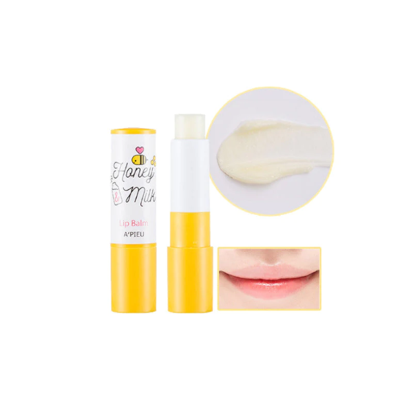 A'PIEU - Honey & Milk Lip Balm – MakeUp World Pakistan