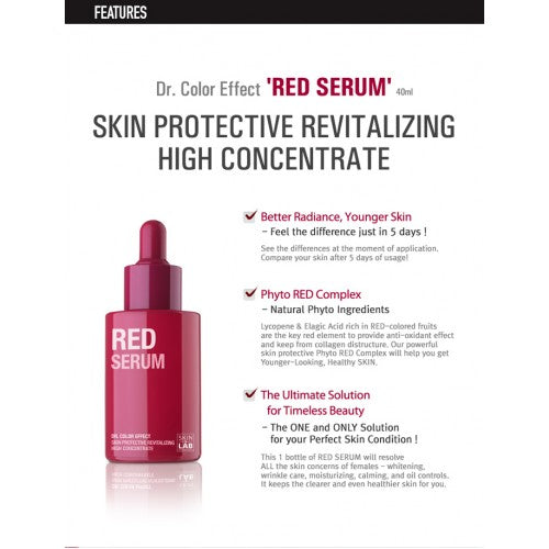 SKIN&LAB Dr. Color Effect : Red Serum – MakeUp World Pakistan